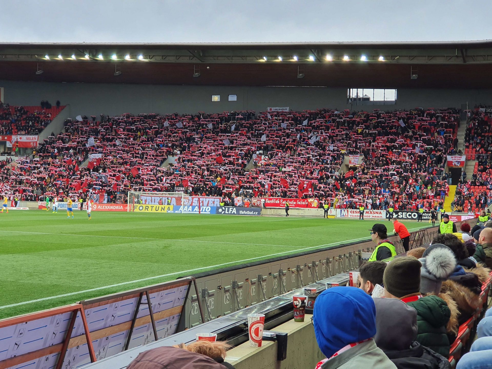On a vécu Slavia Prague - SFC Opava au Sinobo Stadium - Footballski